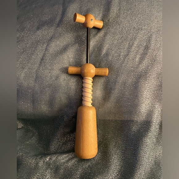 Party Supplies | Vintage French Wooden Corkscrew 195s 60s Double Helix ...